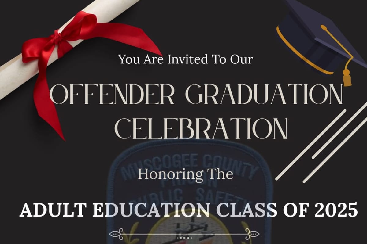 Muscogee County Prison to Hold Graduation Ceremony for Incarcerated ...